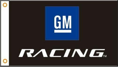 GM Racing Flag 3X5 Ft Polyester Banner USA 90x150cm