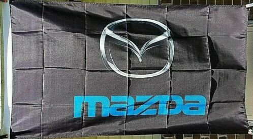 Mazda Logo Flag 3X5 Ft Polyester Banner USA 90x150cm
