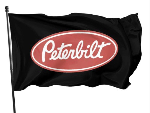 Peterbilt Truck Flag 3X5 Ft Polyester Banner USA 90x150cm