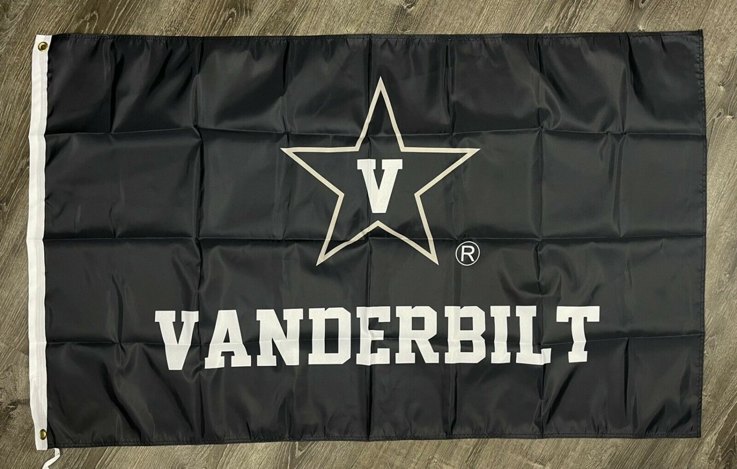 Vanderbilt Commodores Logo Flag 3x5 ft Black Sports Banner Man-Cave Garage
