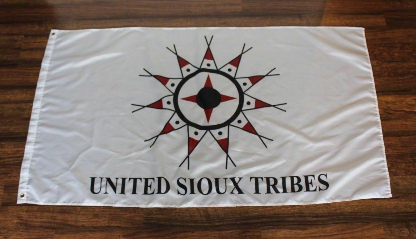 New United Sioux Nation Tribes Banner Flag Native American Indian Tribe ...