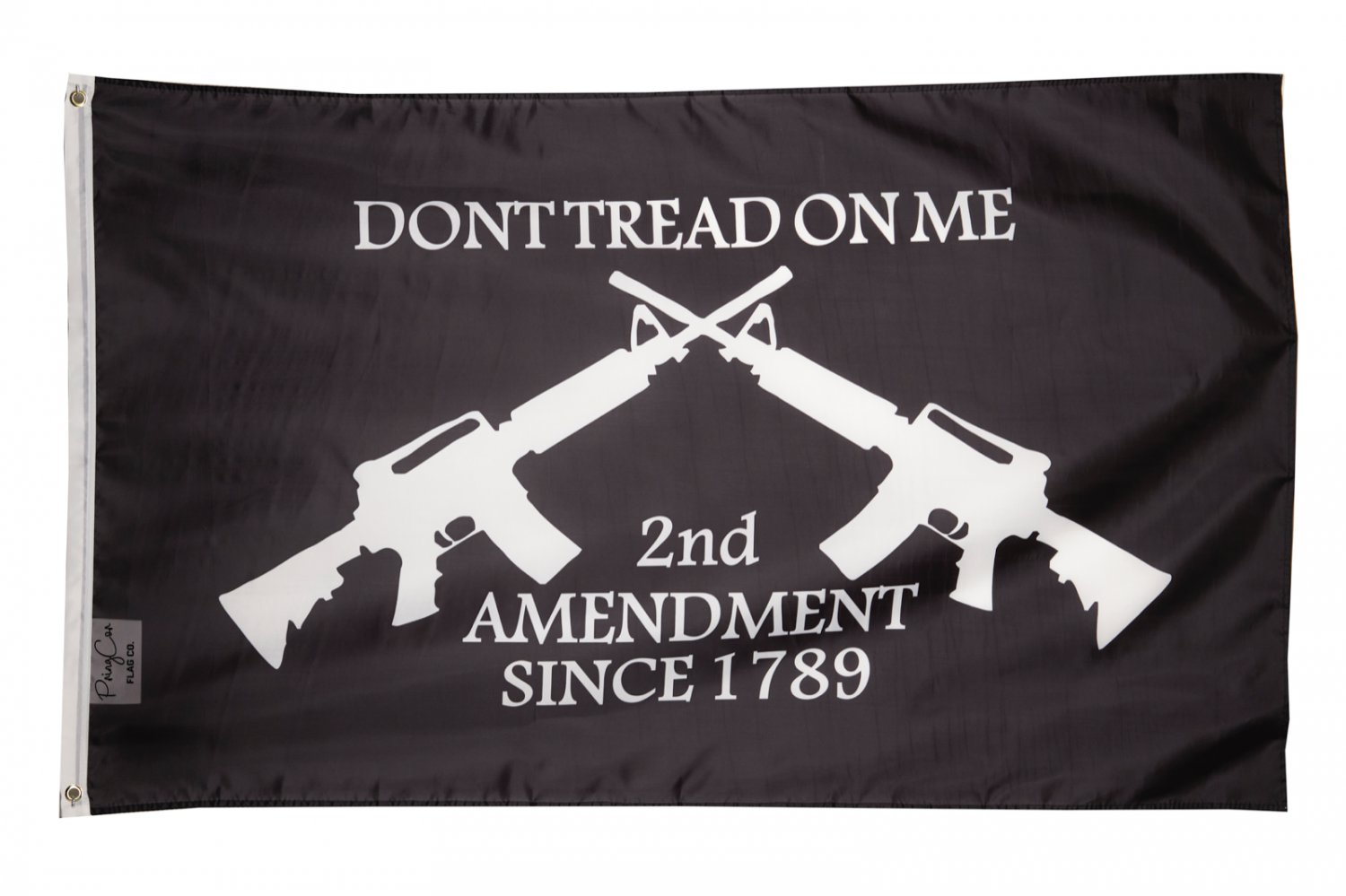 2nd Amendment Don't Tread on Me AR-15 M16 Crossed Rifles FLAG 3'x5 ...