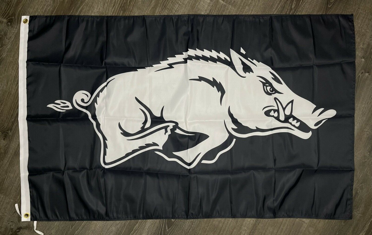 Arkansas Razorbacks Logo Flag 3x5 ft Black Sports Banner Man-Cave Garage