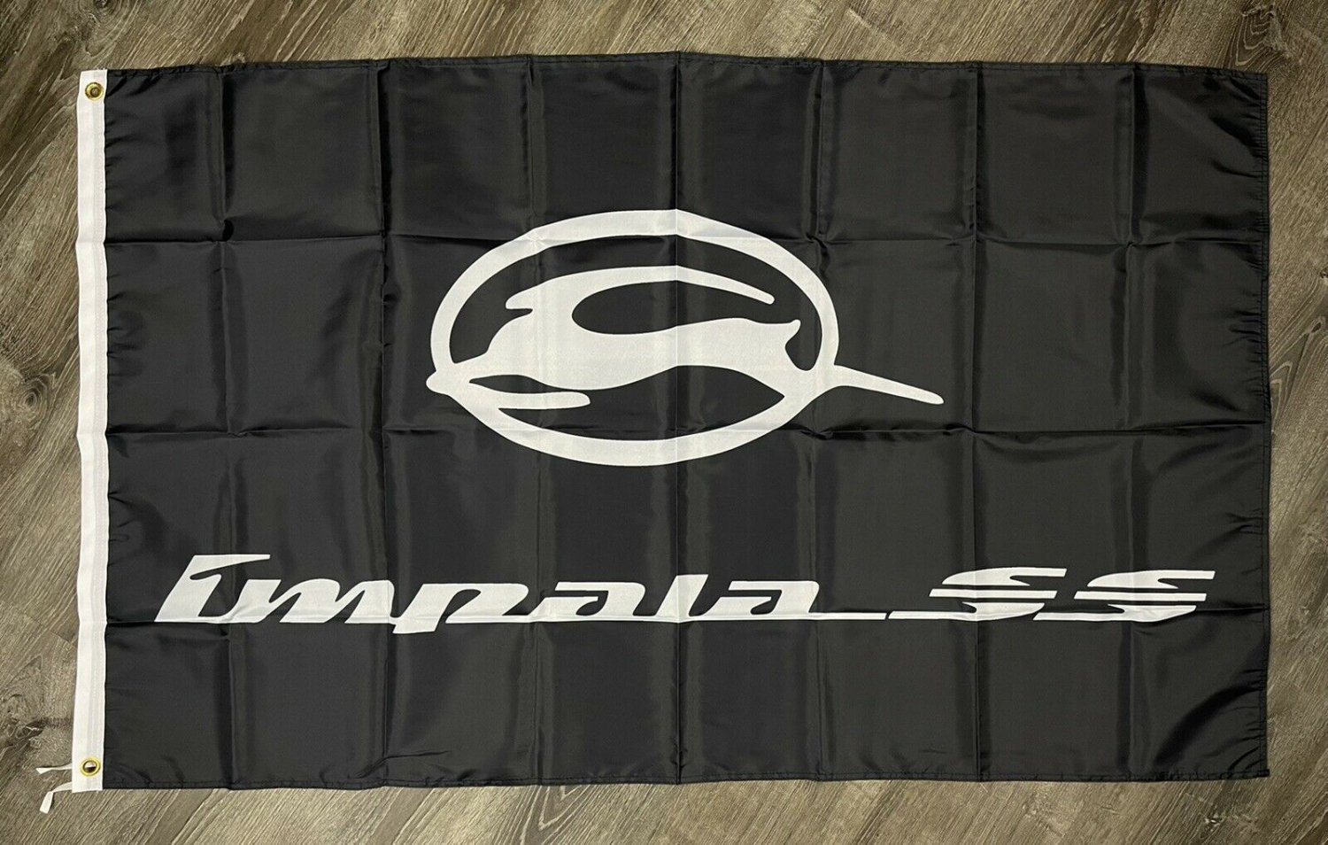 Chevrolet Chevy Impala SS Flag 3x5 ft Racing Black Banner Man-Cave ...