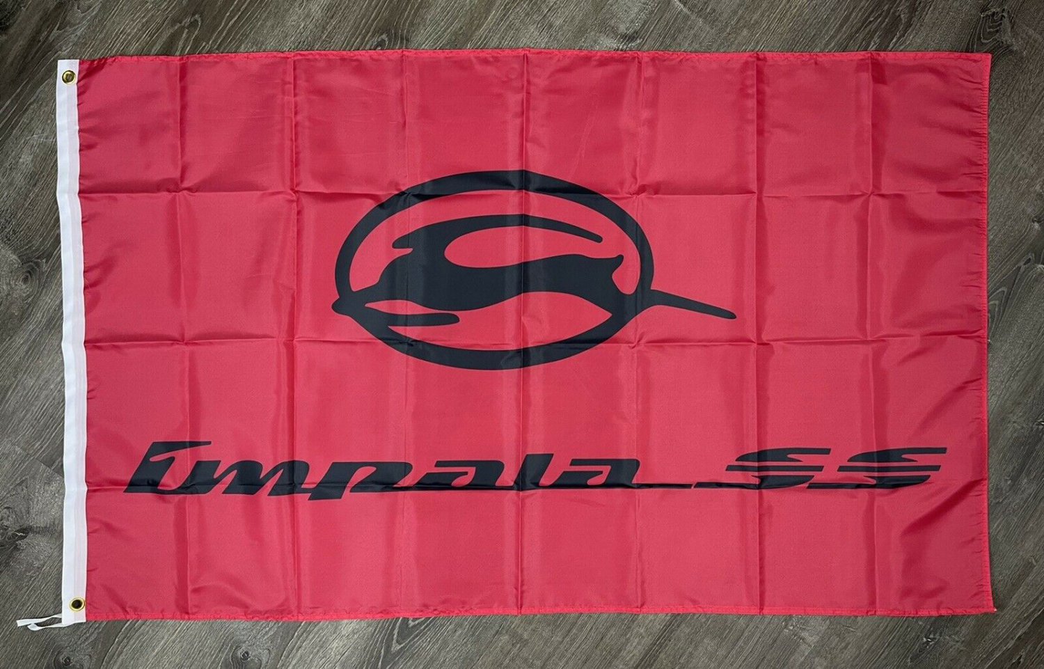 Chevrolet Chevy Impala SS Flag 3x5 ft Racing Red Banner Man-Cave Garage ...