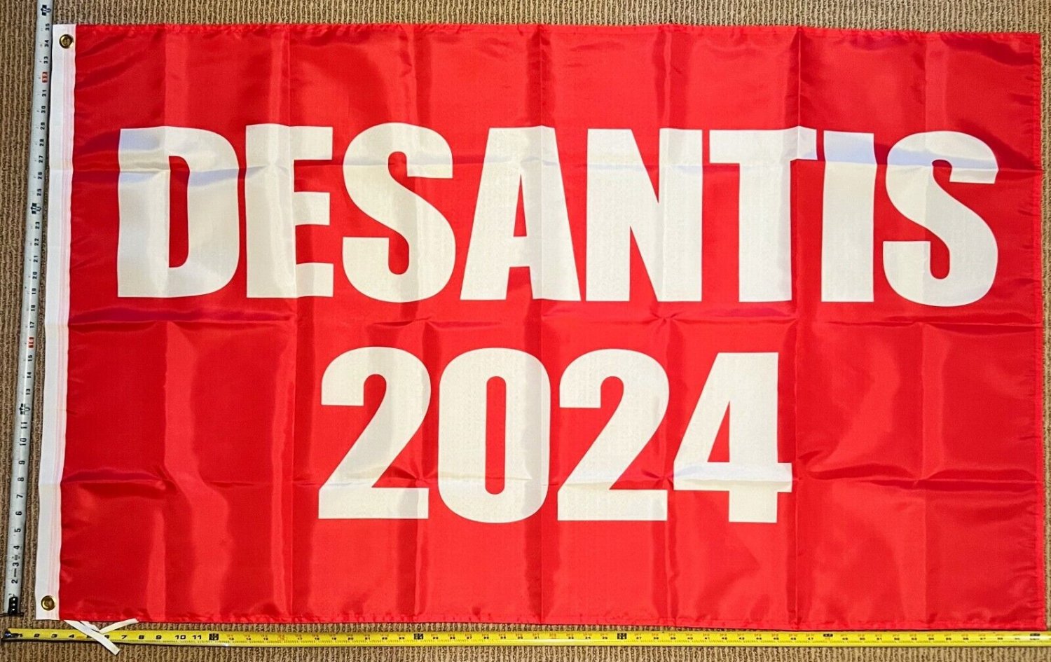 Ron Desantis Flag Desantis 2024 Red America Florida Sign USA 3x5'