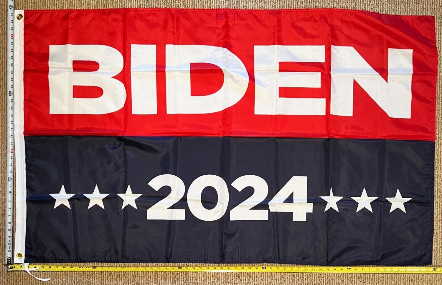 Joe Biden Flag 2024 Red Biden Harris Equality USA Sign Poster 3x5'