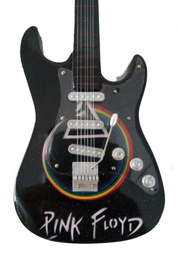 Pink Floyd miniature guitar decorative