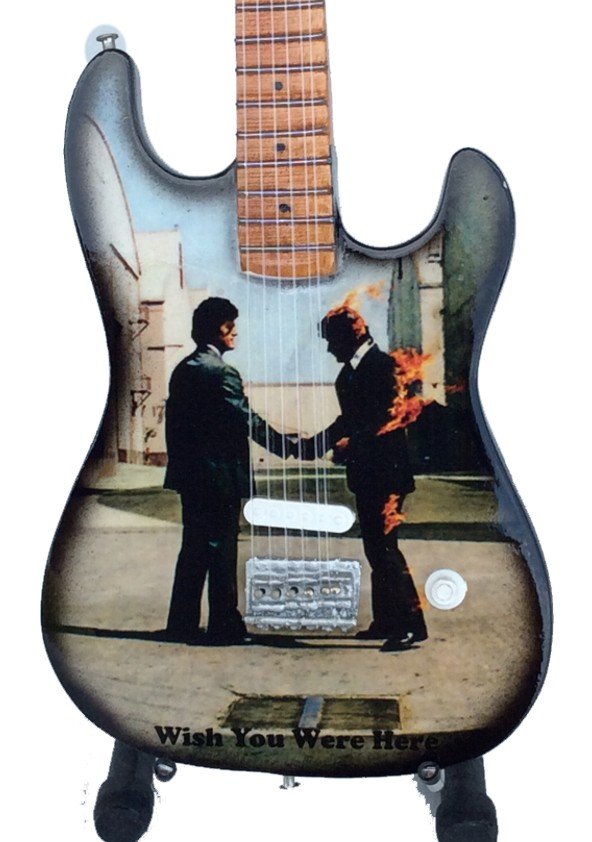 Pink Floyd miniature guitar decorative