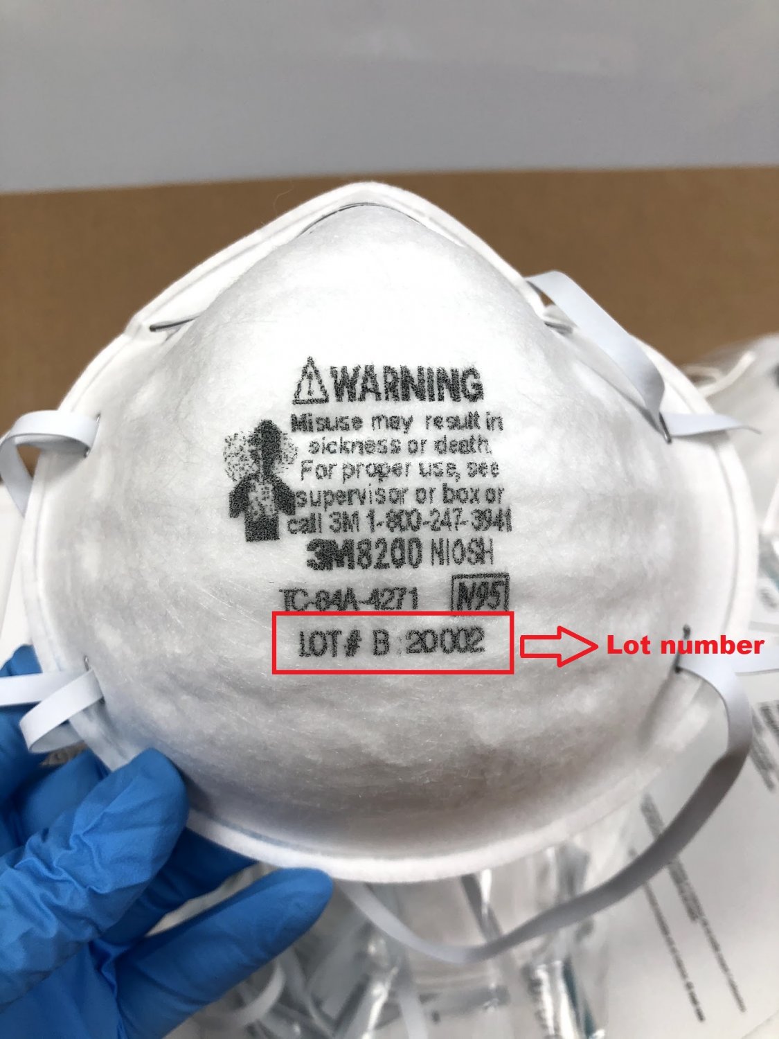 3M8200/07023 N95 Face Mask, Box of 20, CDC and NIOSH approved masks