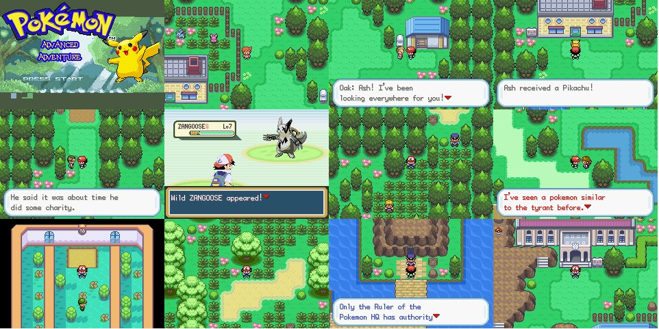 Pokemon Advanced Adventure Game / Case Nintendo Game Boy (GBA) - Fan ...