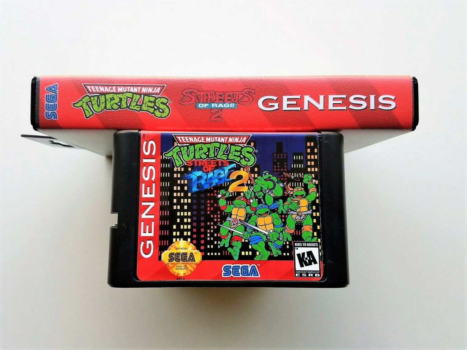 TMNT Streets of Rage 2 Custom Game Teenage Mutant Ninja Turtles Sega ...
