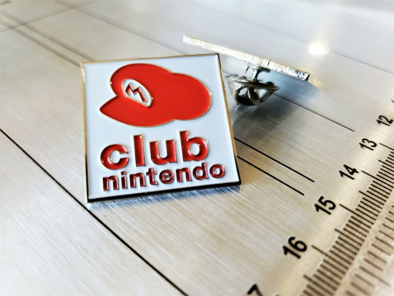 Club Nintendo Pin Enamel & Metal Promo Lapel Pin Display Employee Video ...
