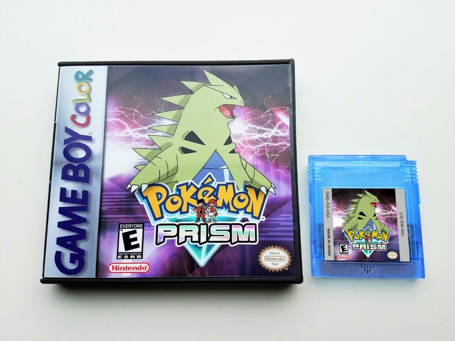 Pokemon Prism Game / Case - Game Boy Color GBC Custom Fan Made (USA)