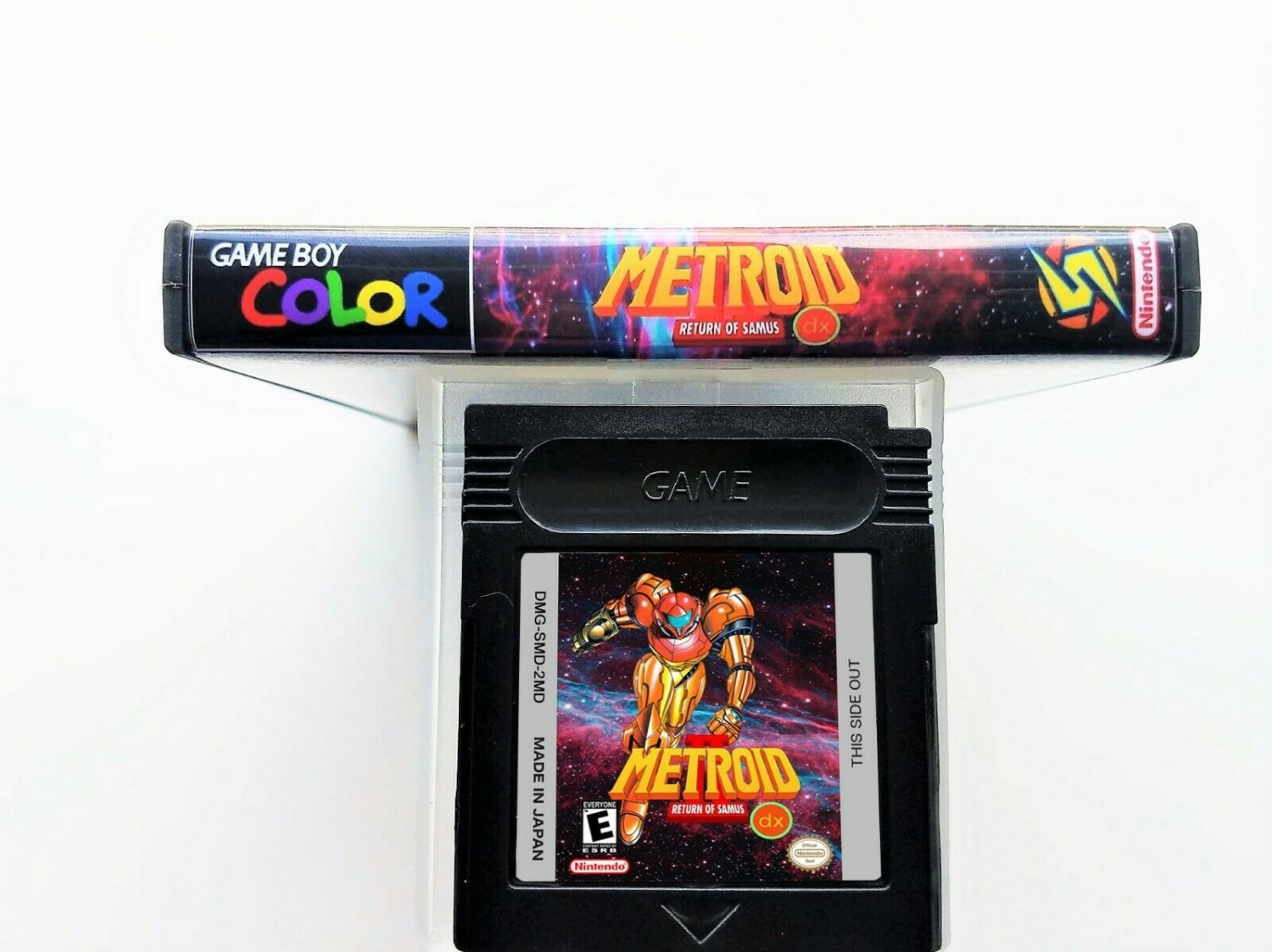 Metroid II 2 DX Game / Case COLOR Remastered Nintendo Game Boy GBC ...