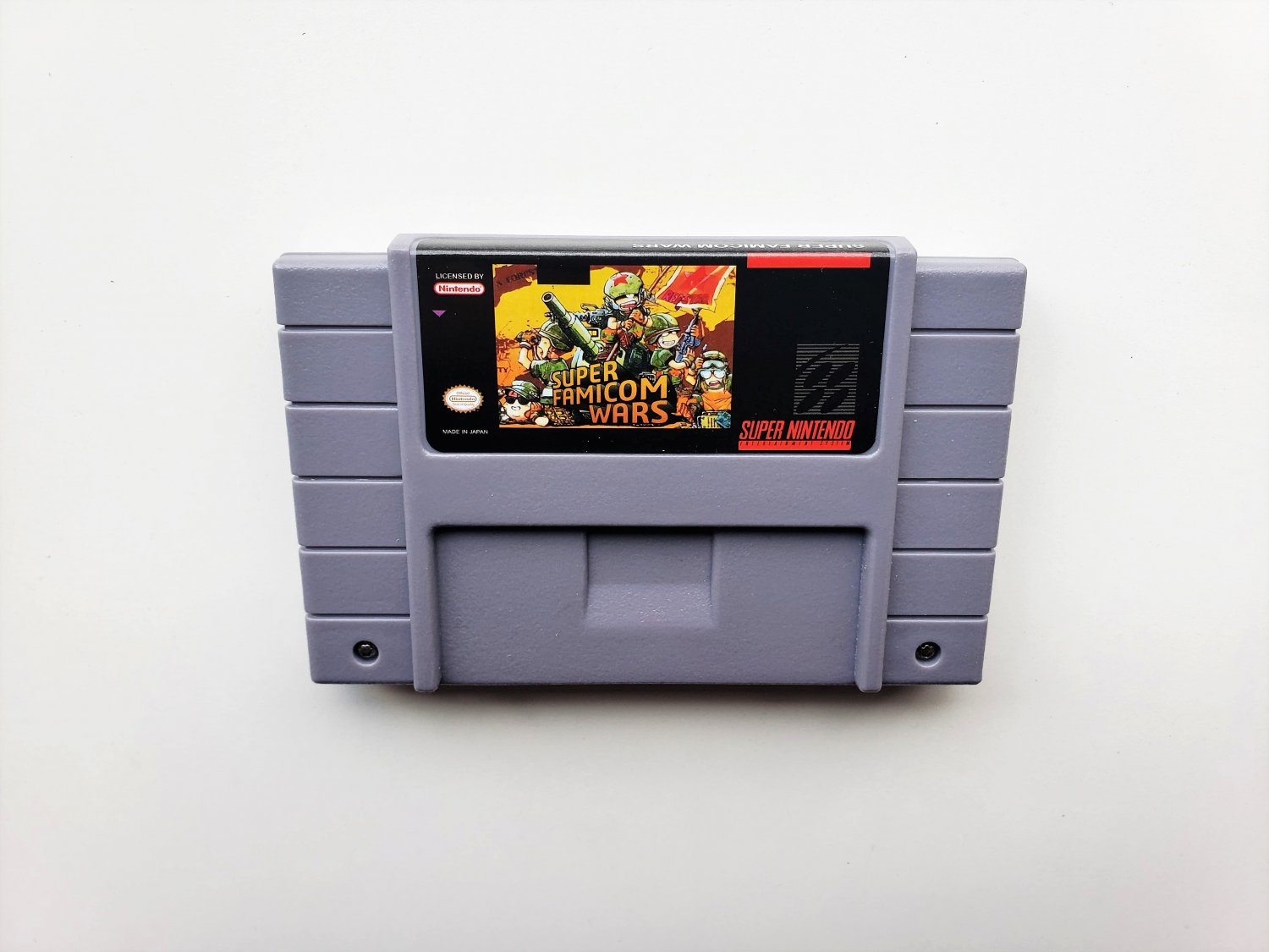 Super Famicom Wars (aka Advance Wars) Case / Game SNES Super Nintendo ...
