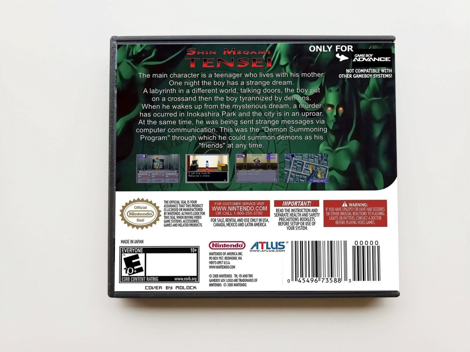 Shin Megami Tensei (English Translated) - Gameboy Advance (GBA) Custom ...