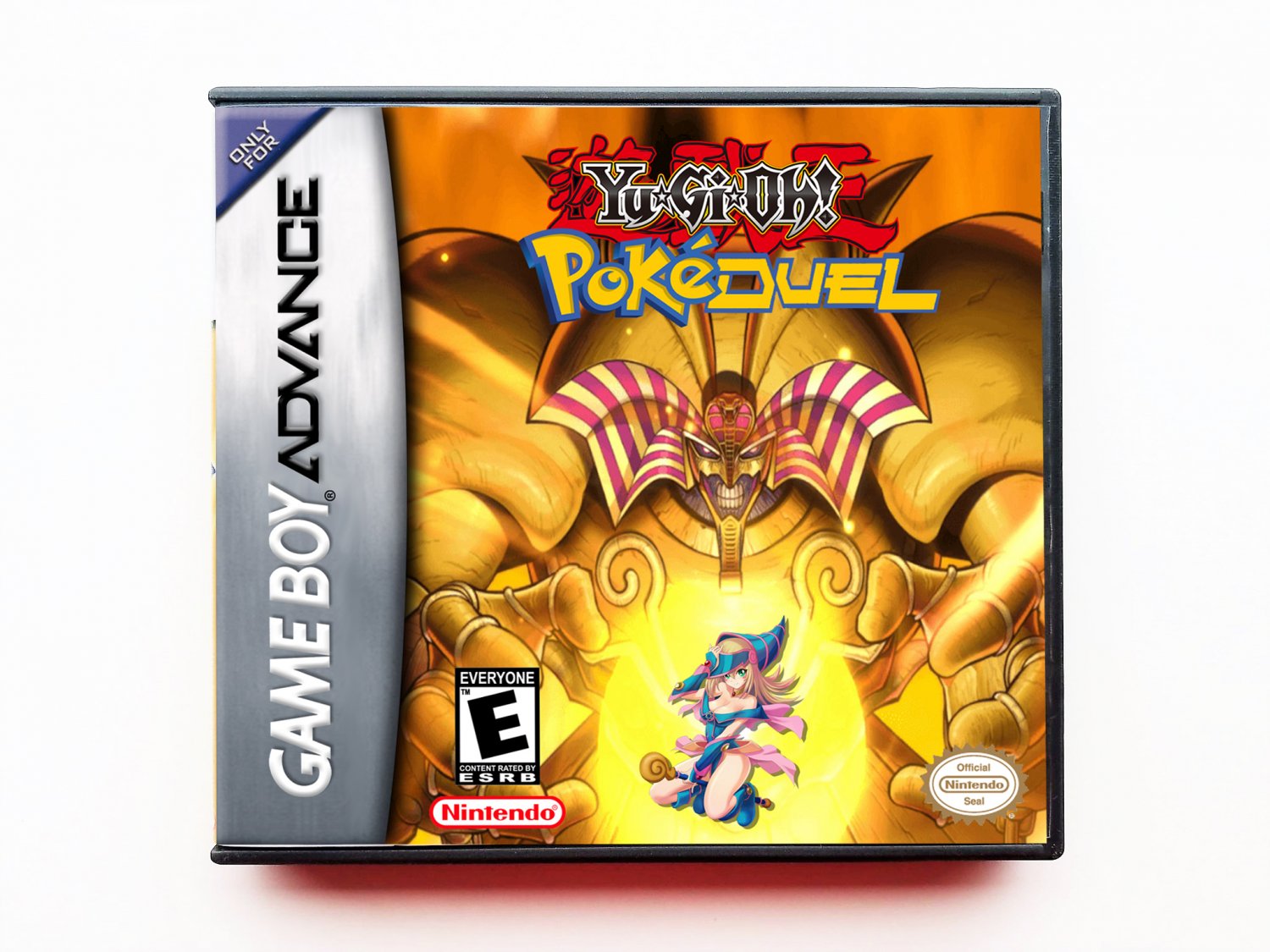 Pokemon Yugioh PokeDuel Game / Case - GBA Gameboy Advance Fan Mod (USA)