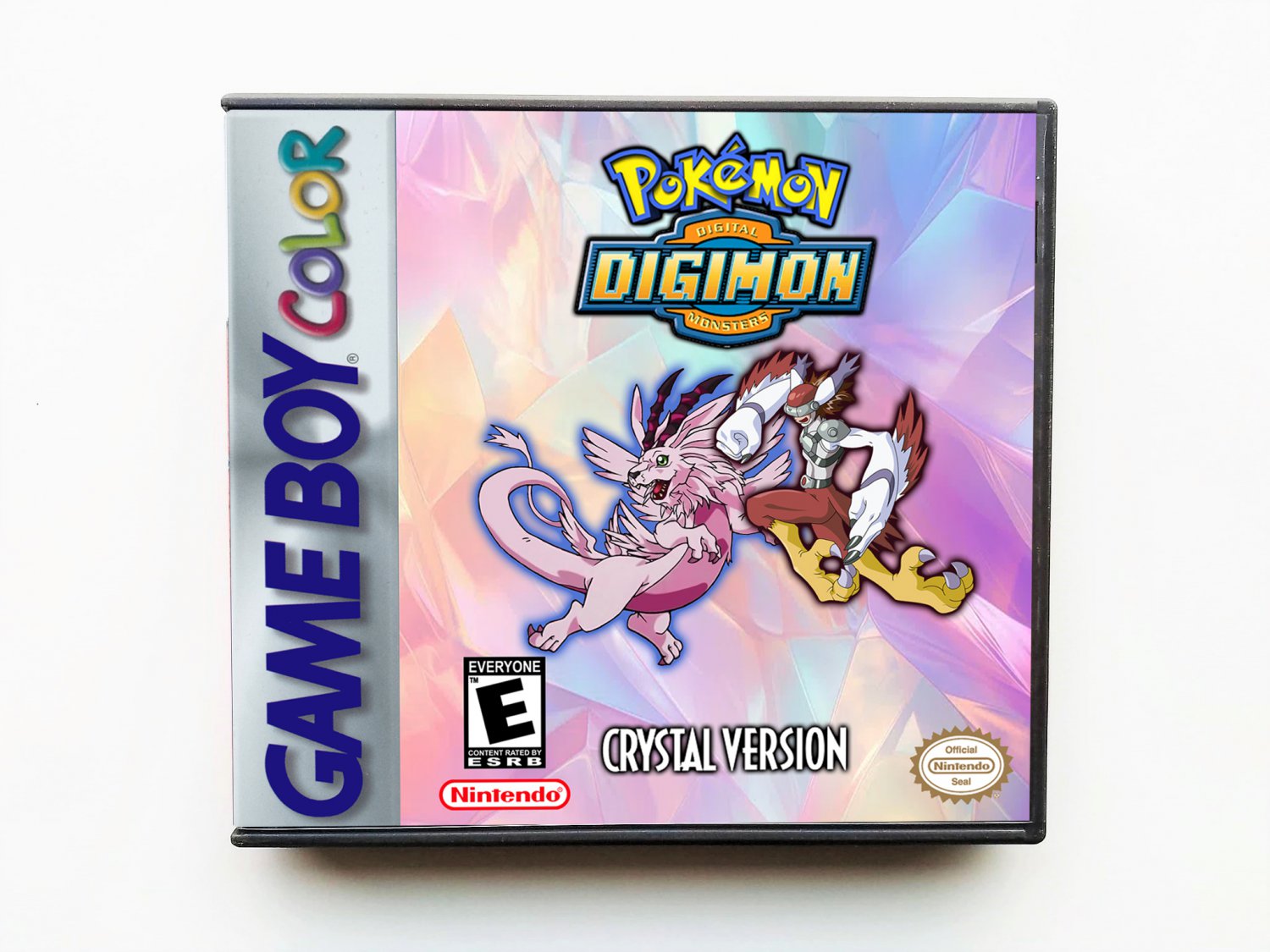 Pokemon Digimon Crystal Gameboy Color (GBC) Custom Fan Mod
