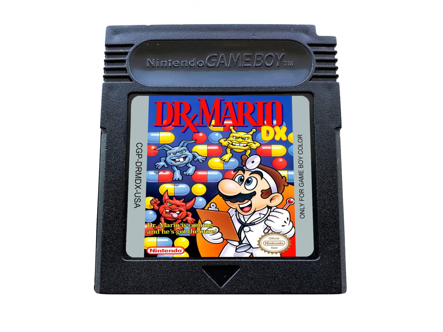 Dr Mario DX - Now in Full Color (Nintendo Gameboy Color GBC / GBA)