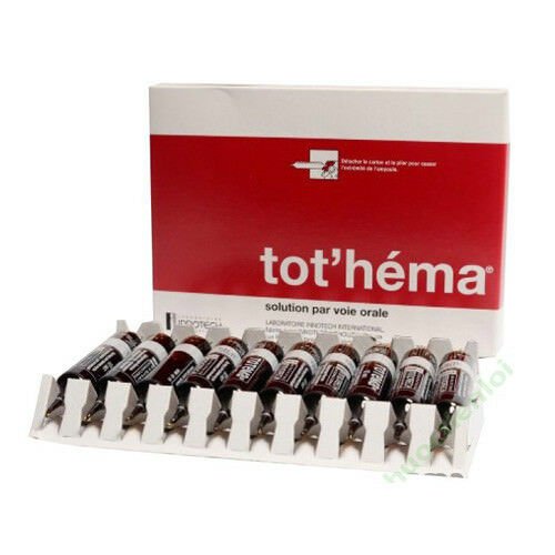 Tot'hema Ferro Liquid Iron Manganese Cuprum Ampules 20 x 10ml (Tothema)