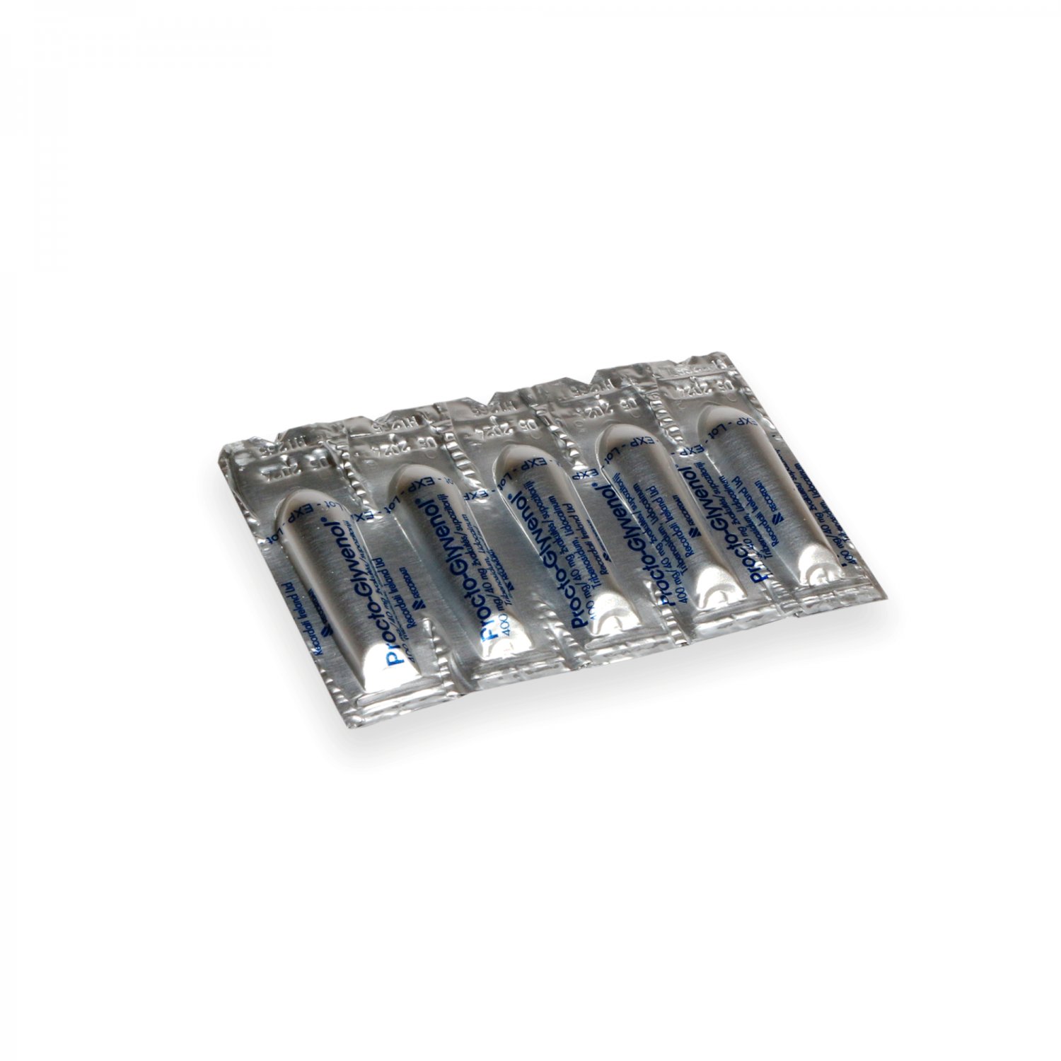 Anti Hemorrhoidal Procto-Glyvenol suppositories. N10