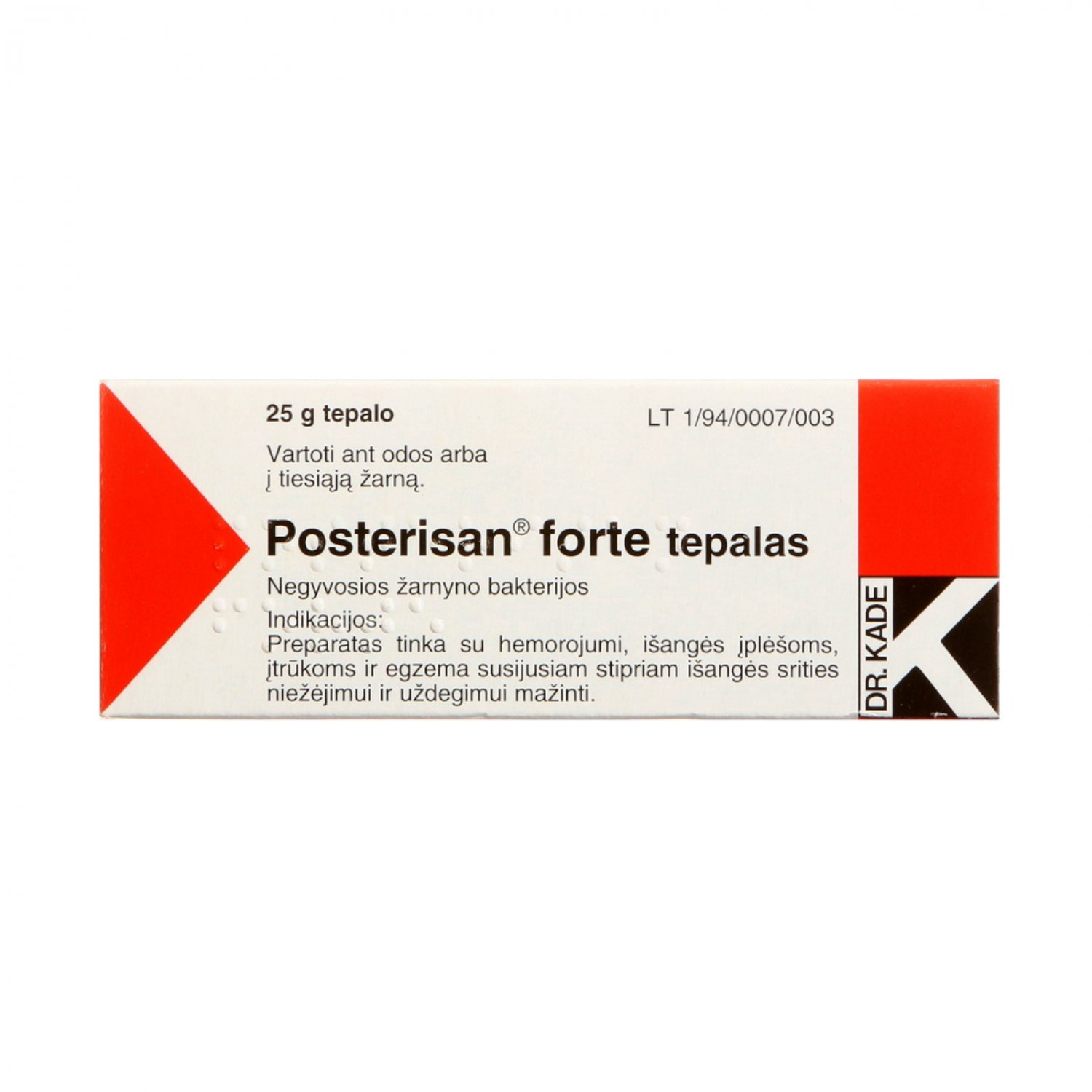 Posterisan forte ointment 25g + applicator N1. Help in Inflammation ...