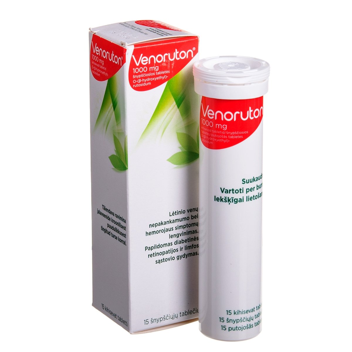 Strong Venoruton 1000 mg Effervescent tablets N15. In Chronic Venous ...