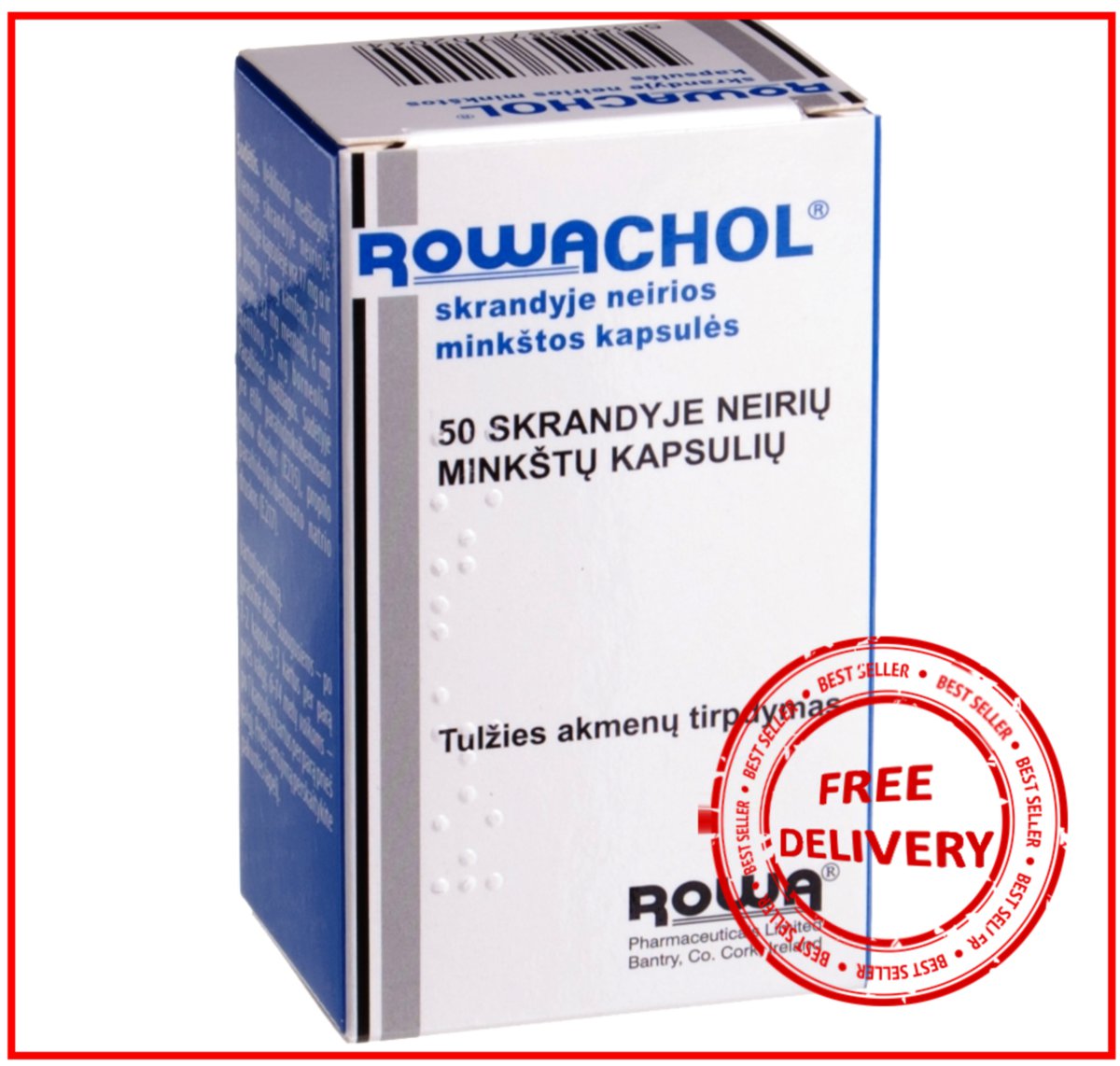 Rowachol N50 Capsules. Breaking up of gallstones