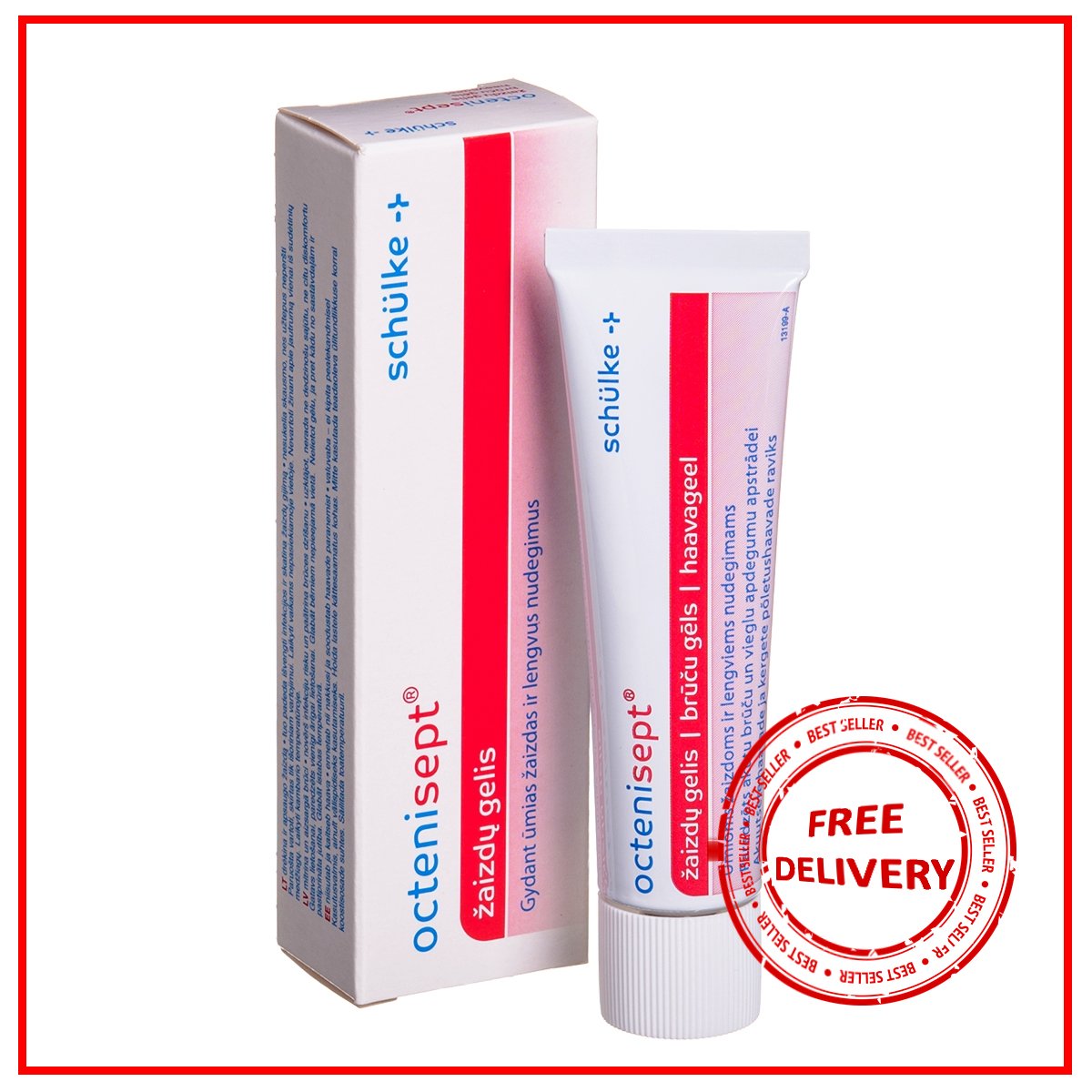Octenisept Antiseptic Gel for Wound Healing, 20 ml / 0.67 oz