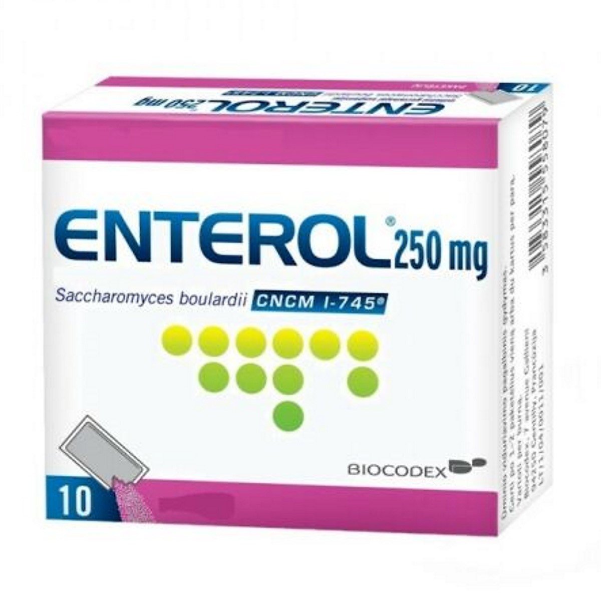 Enterol 250mg N10 sachets Diarrhoea Acute Infections Treatment Probiotic