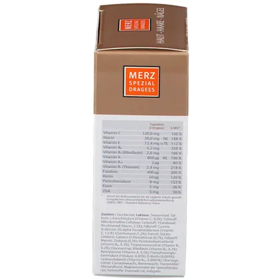 Merz Spezial Dragees 120 Tablets box. Special Beauty Vitamins for ...