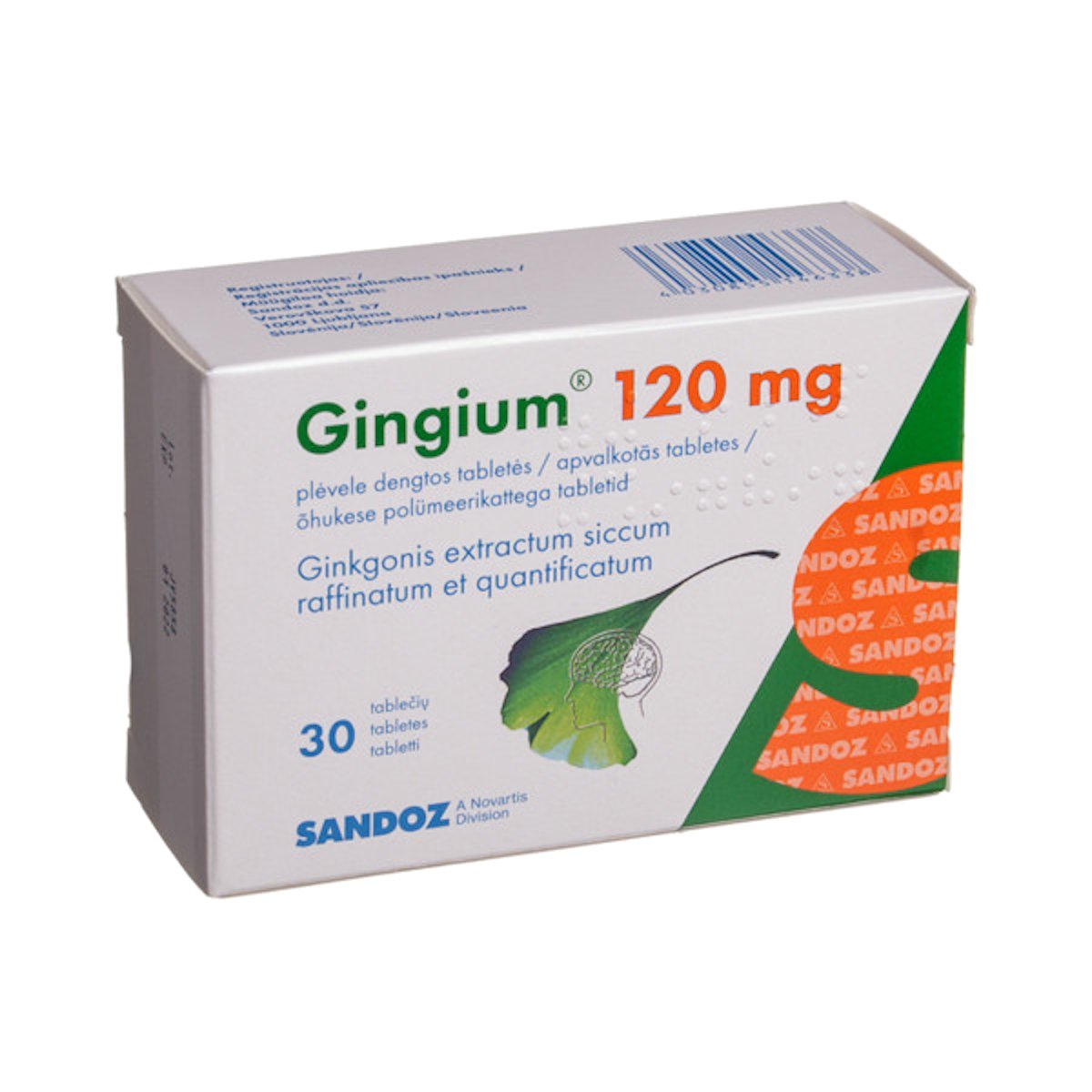 Gingium 120mg coated tablets, N30