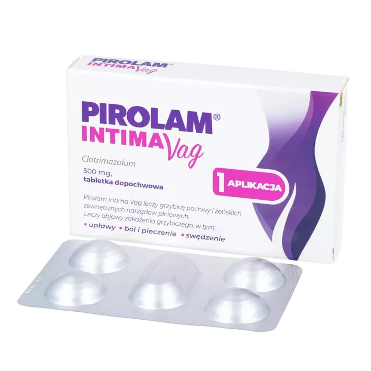 Pirolam Intima Vag 500mg N1 clotrimazole tablet, vaginal fungi