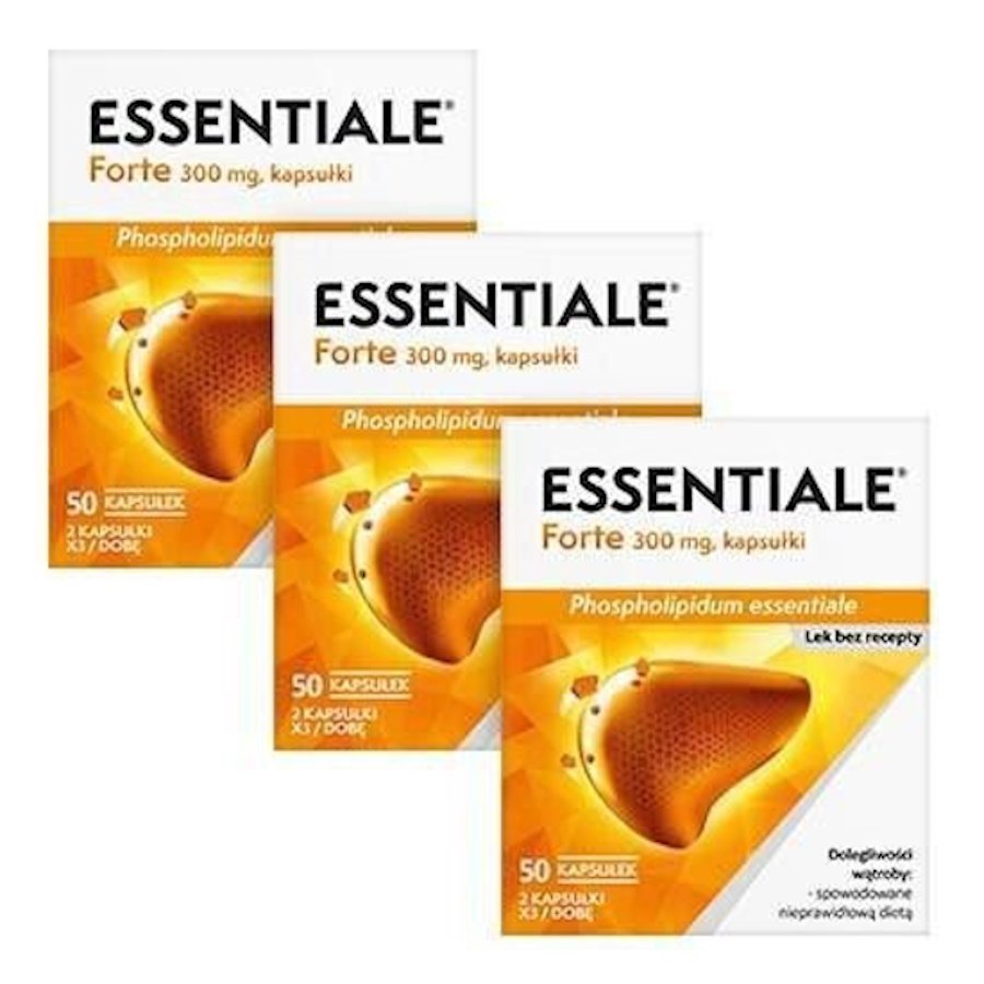 Essentiale FORTE 300mg. Capsules Liver Protection, Health, Detox. Multipack