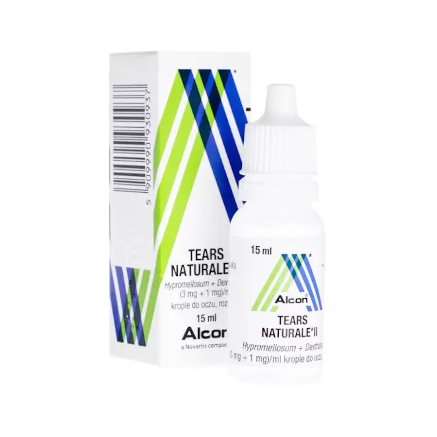Tears Naturale II Eye Drops 15ml - Quick Relief Against Dryness ...