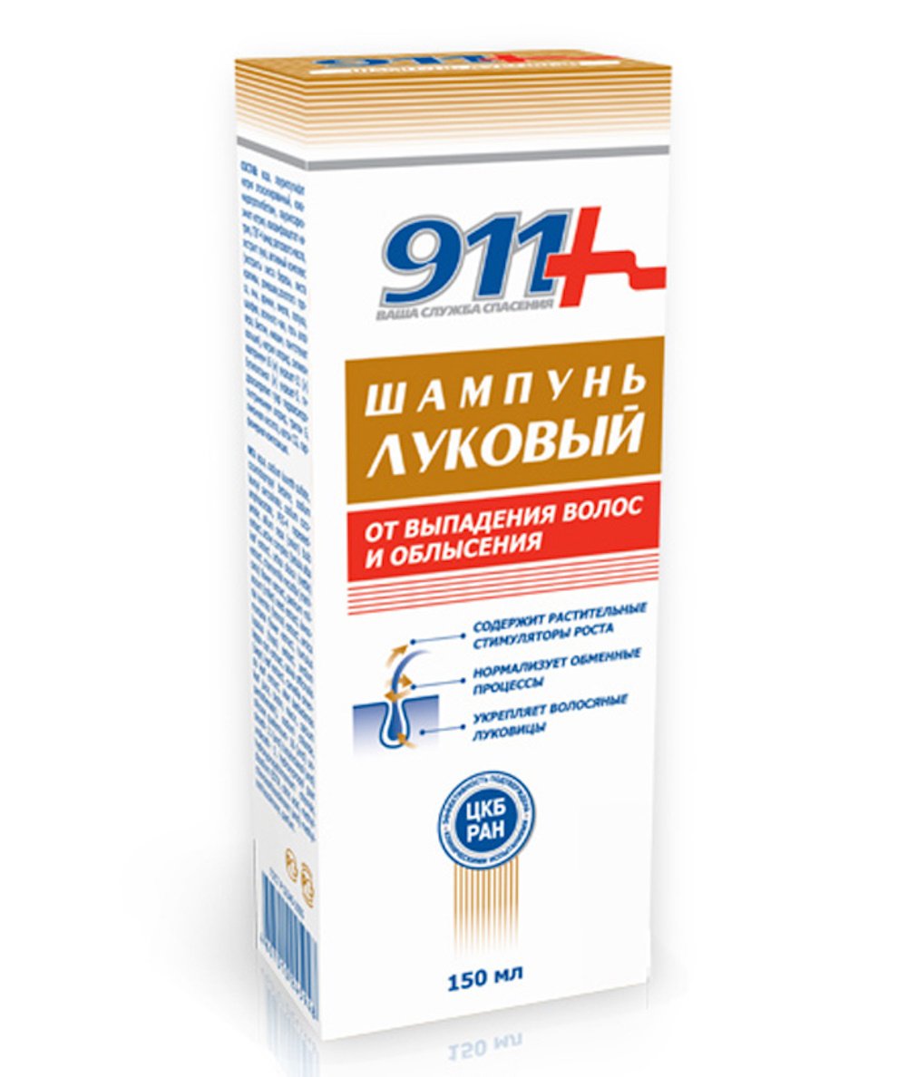 911+ Strengthening Shampoo With Onion & Nettle Extract. Against Hair ...