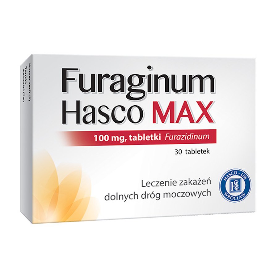 2x30 Furaginum Hasco Max 100mg tablets. Urinary Tract Infection