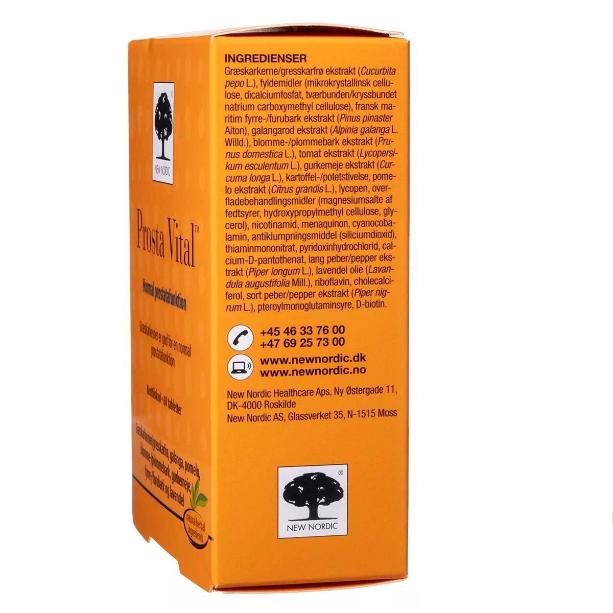 NEW NORDIC Prosta Vital 60 Tablets. Vitamins for Healthier Prostate ...