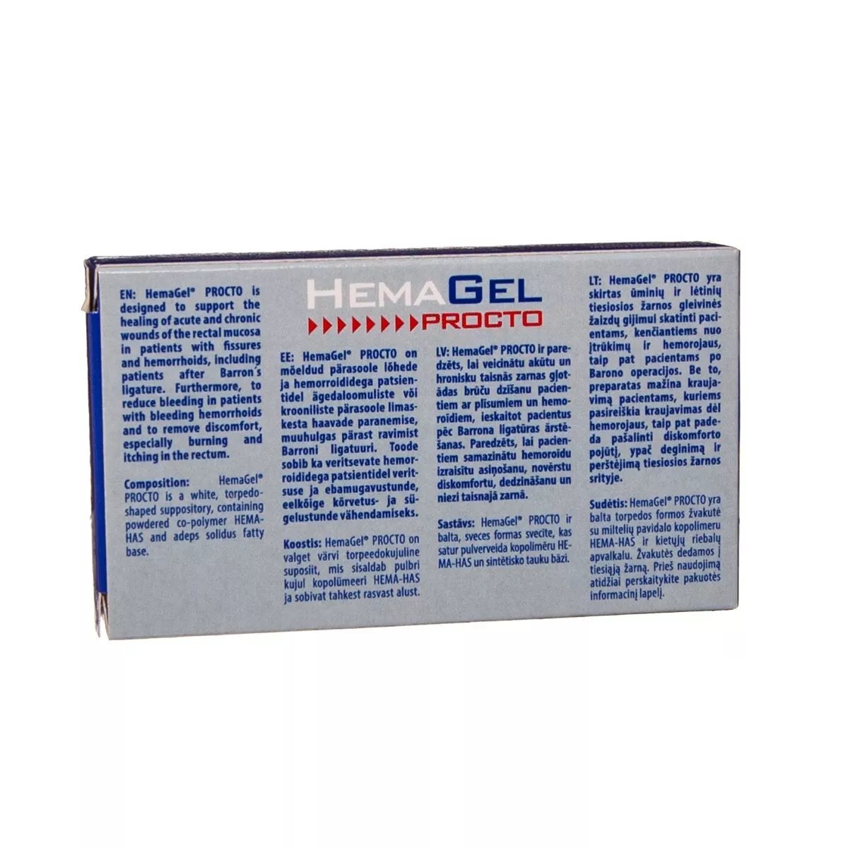 Hemagel PROCTO Medical Suppositories 5 pcs