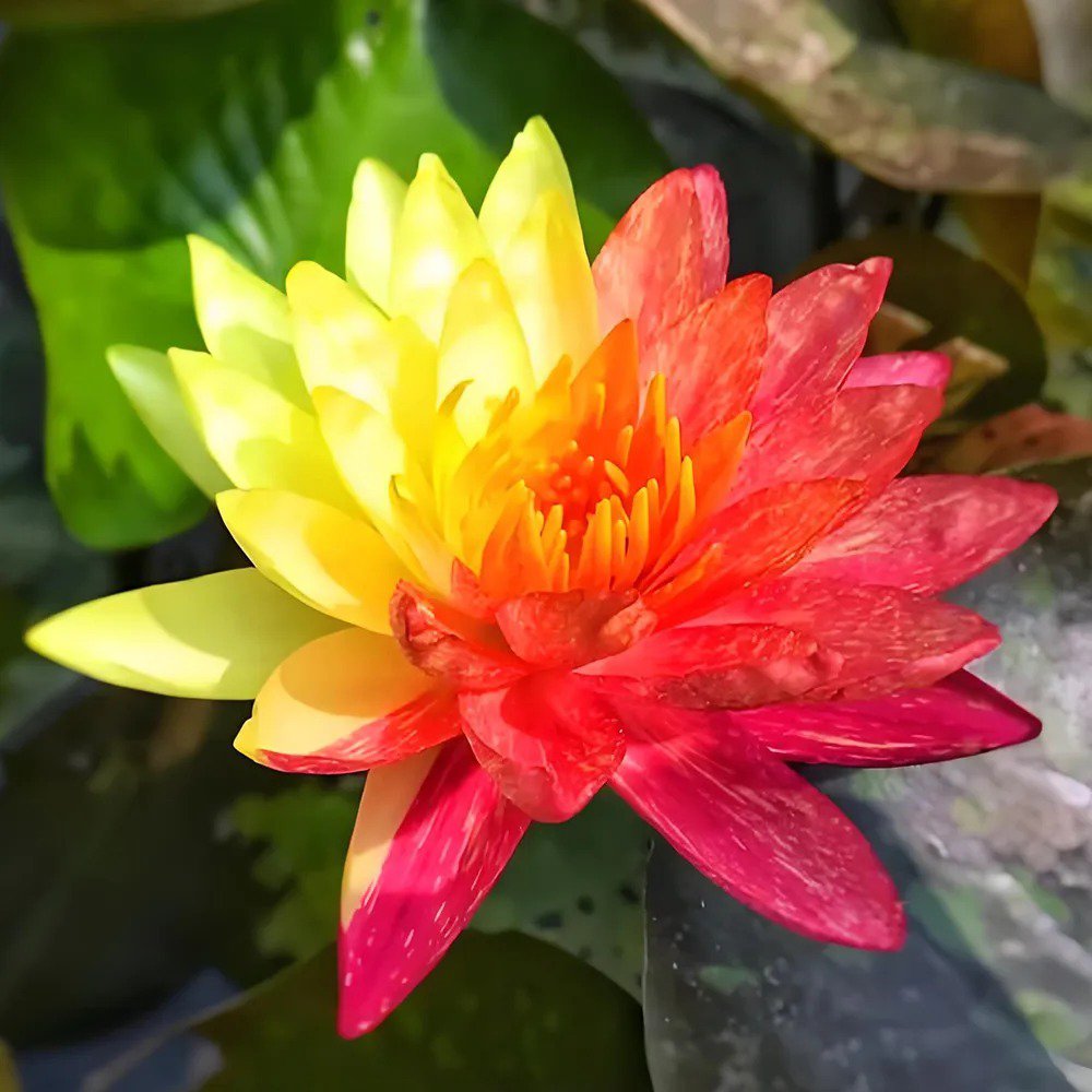 Rare Nelumbo nucifera 'Shoushen' Series - Double-Petaled, Bicolored ...