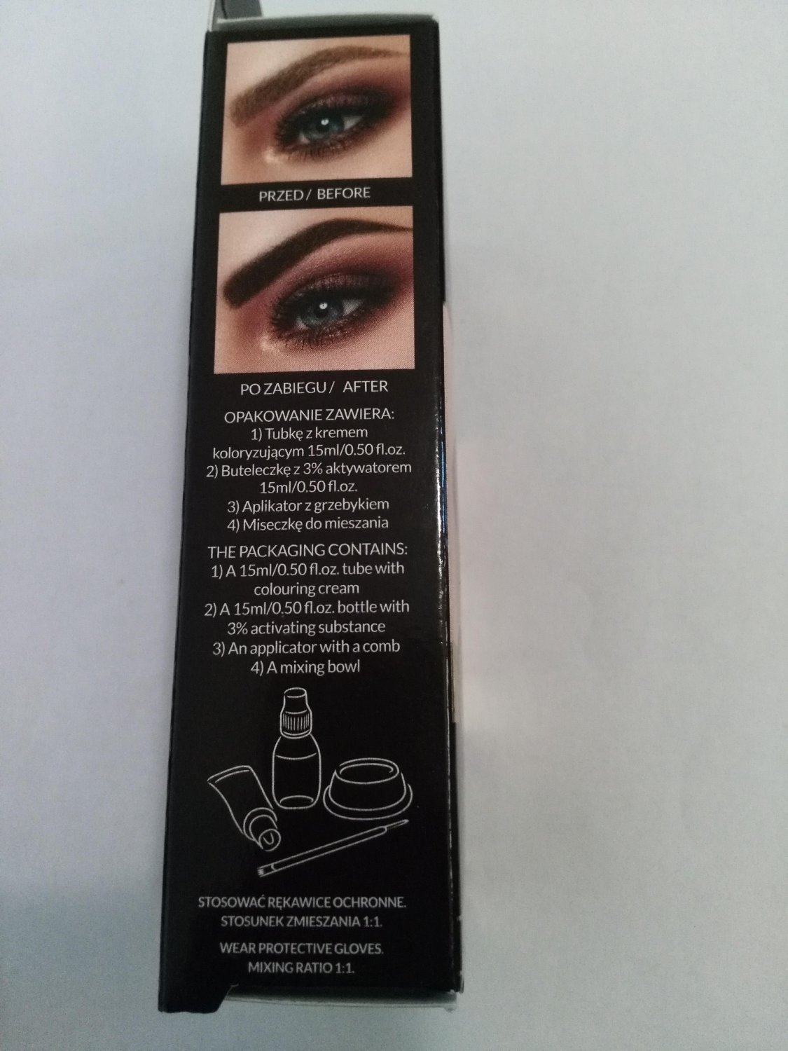 REVERS Dark Brown Henna Eyebrows Colour Cream HENNA PRO COLORS BIO ...
