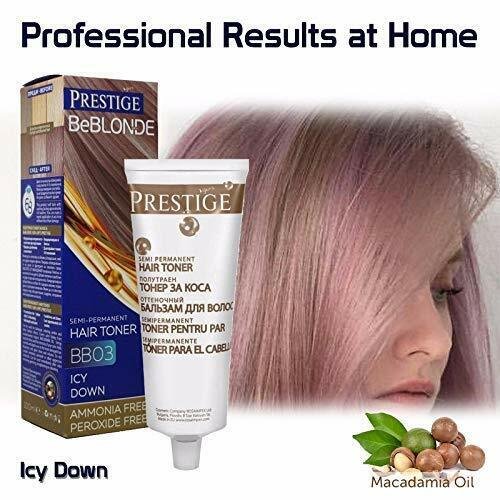 SEMI-PERMANENT HAIR COLOURING TONER VIP’S PRESTIGE 100ml AMMONIA ...