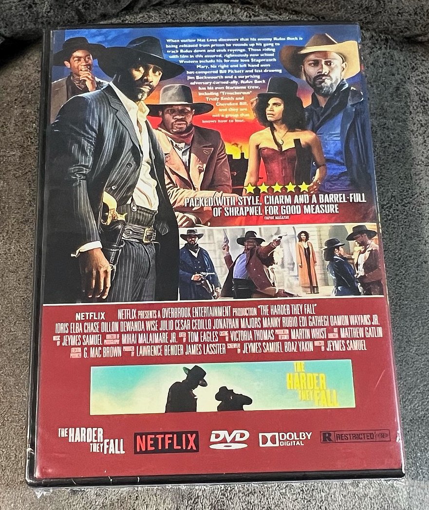 The Harder They Fall DVD Movie Jonathan Majors [2021, New]
