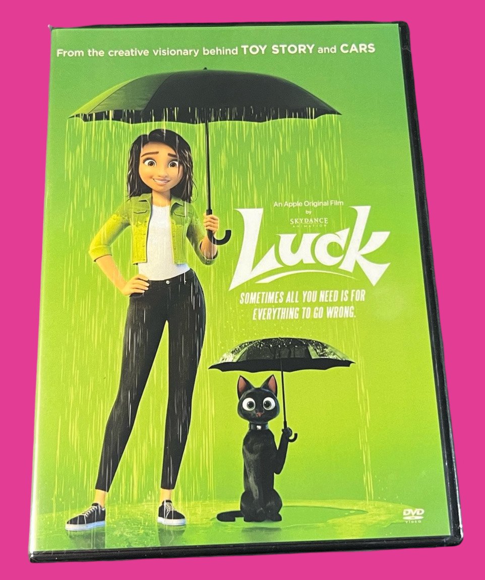 Luck DVD Animated Movie Eva Noblezada [2022, New]