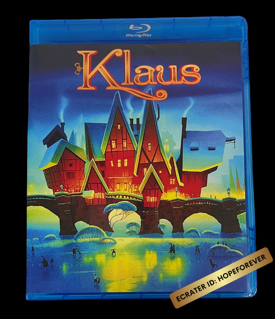 Klaus Blu-ray Animated Christmas Movie [2019, New]