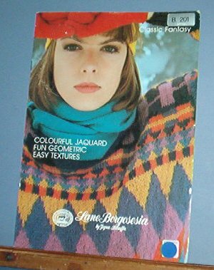 Knitting Pattern Lane Borgosesia 201 Designer women's sweaters, Italy