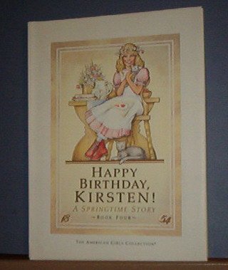 Book - Kids - Happy Birthday, Kirsten - Book Four - 1854 -HBdj - New