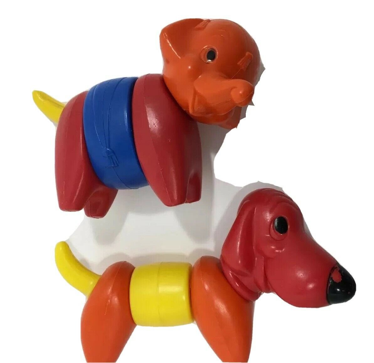 ZOO-IT-Yourself Tupperware Tupper Toys Vintage Animal Set Elephant Dog
