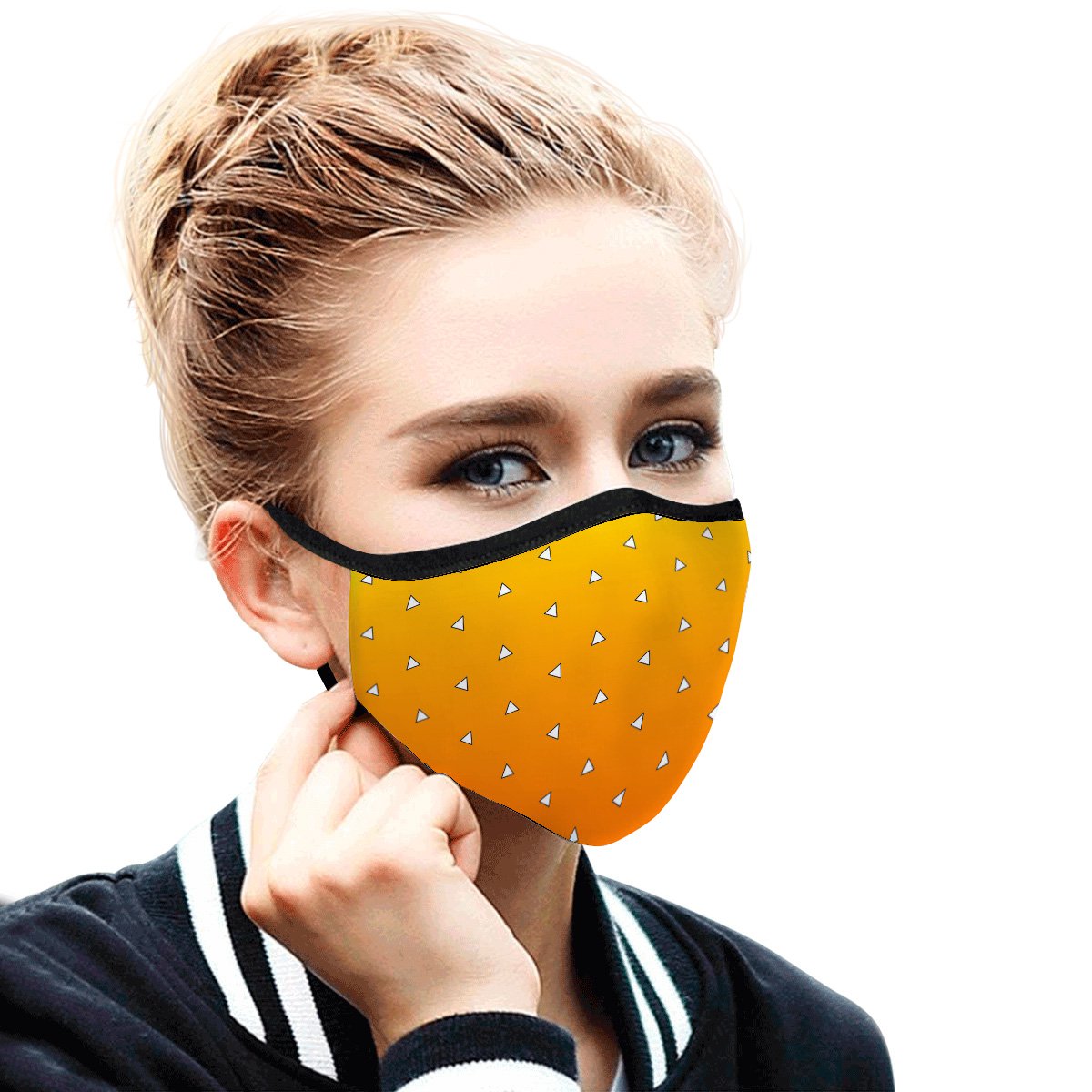 Zenitsu Agatsuma Demon Slayer Face Mask PM2.5 Filters